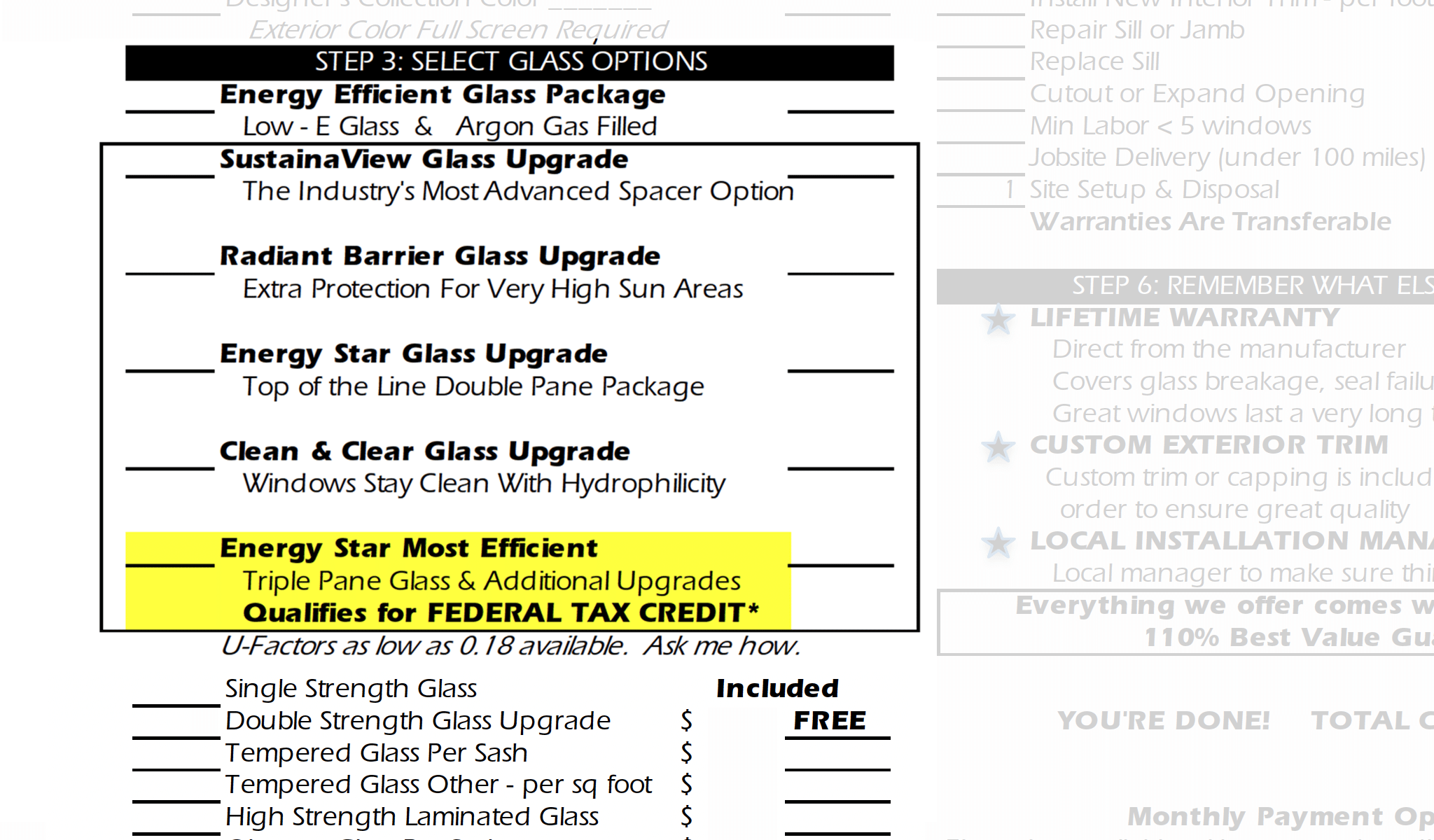 Your Window Quote Explained - Replacement Windows Orlando - Prices by Email